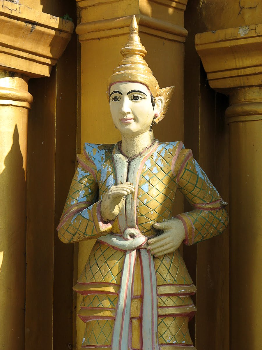 The World of Statues: Devas (Nat) from Shwe Dagon Pagoda, Yangon ...