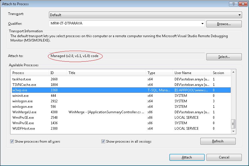 the ramblings of a .net dude: Visual Studio 2010 Debugger Not Attaching ...