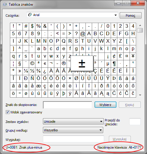 Autodesk Inventor: Wujek dobra rada - Znaki specjalne