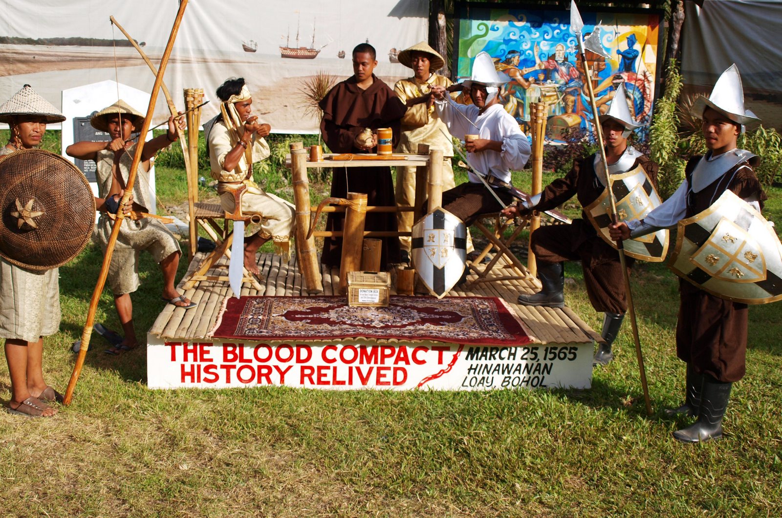 Blood Compact Actual Site Loay Bohol Philippines