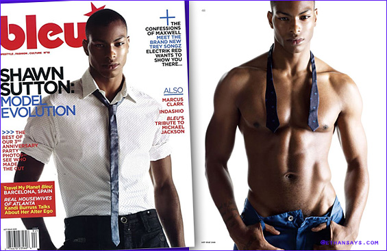 Vintage Cardigans: Shawn Sutton in Bleu.