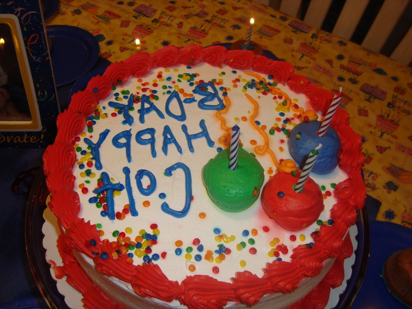 The Creative Homemaker: Backwards Birthday Party