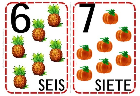 Dulces Momentos..★: Tarjetas Numeros