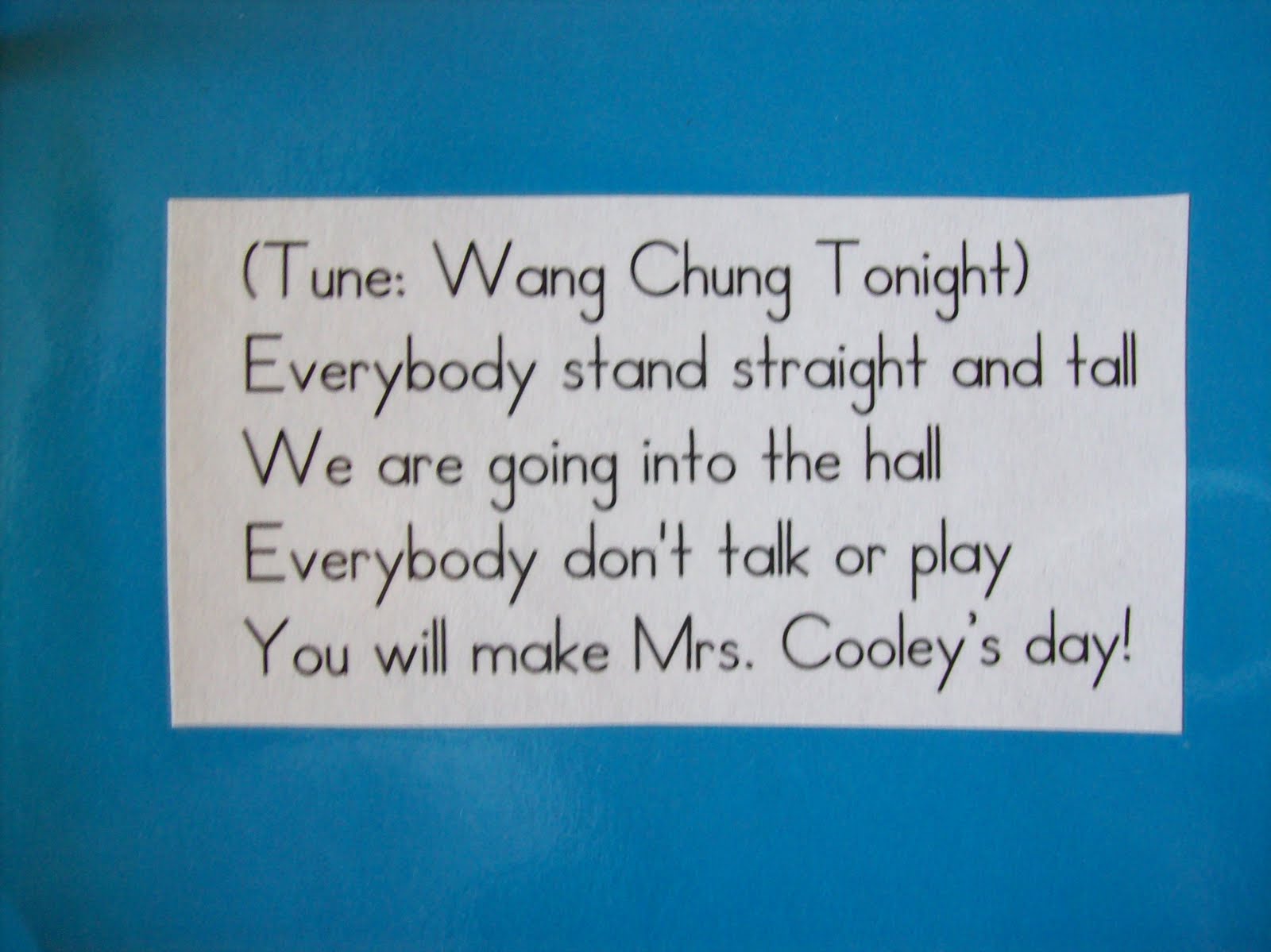 First Grader...at Last!: Line Up Sing Alongs