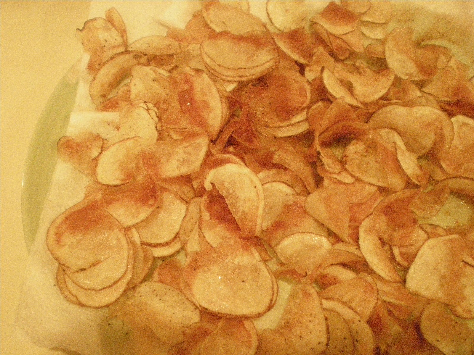 homemade potato chips