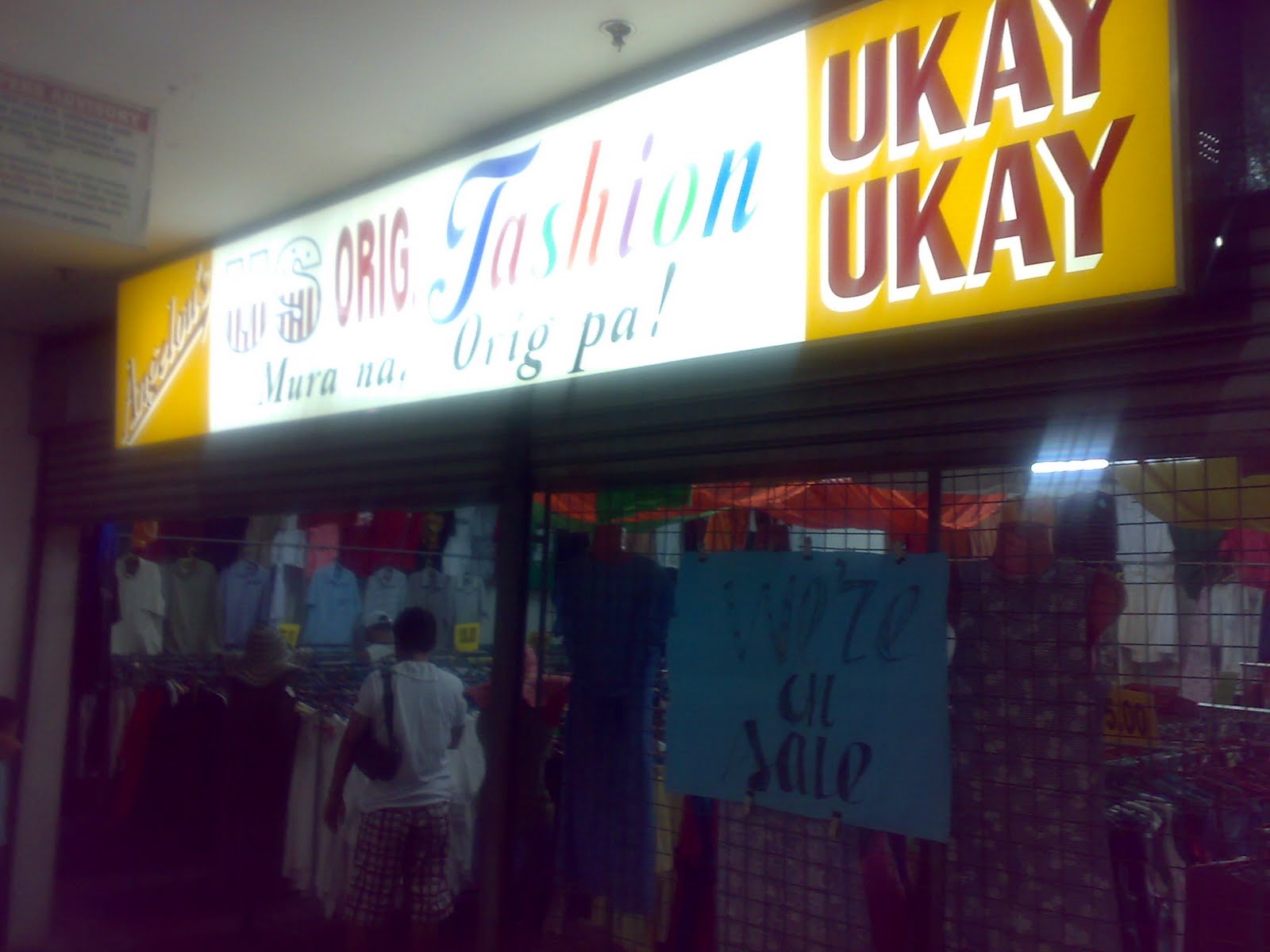 UKAY UKAY RESOURCE CENTER: Ukay Shop 16: ANGELOU'S UKAY UKAY