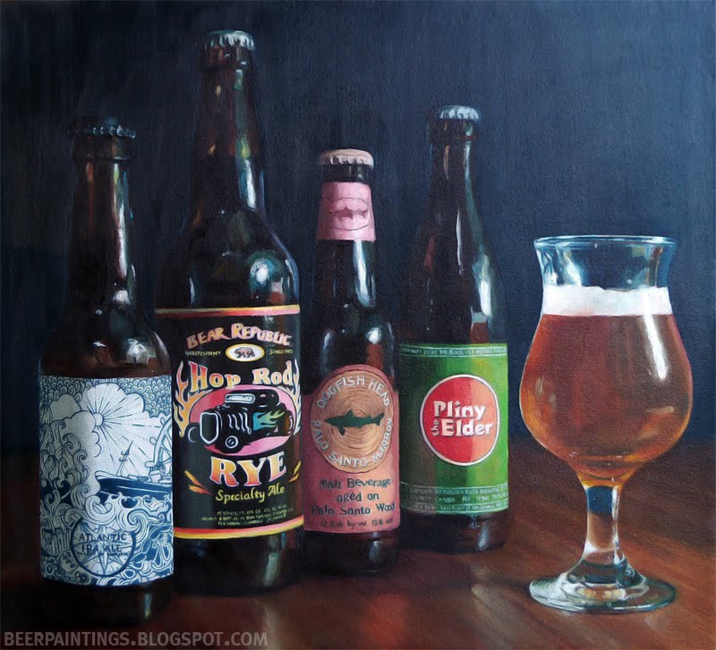 Beer Paintings - Paying tribute to fine beer with fine art.: August 2010
