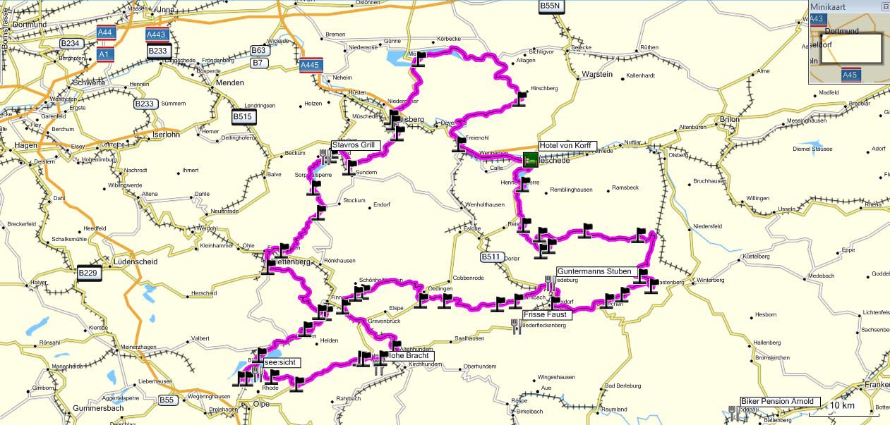 .: Programma 2010 Vierdaagse Motortour Sauerland