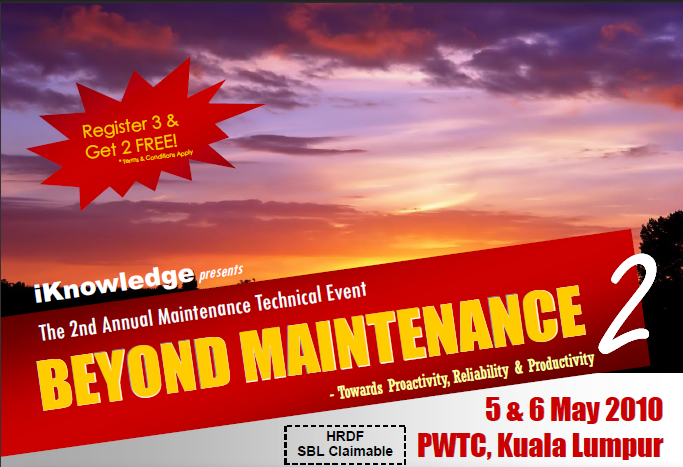 iKnowledge Training & Conferences: Beyond Maintenance: 2nd Annual ...