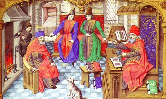 Milenioscopio: Profesor en universidad medieval.