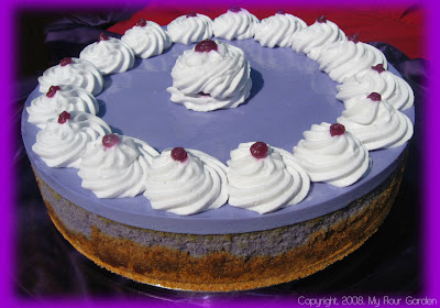 My Flour Garden Grows: Taro Cream Cheesecake (aka Ube Cheesecake)