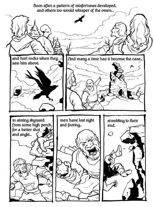 Chris Kawagiwa | sketchboy01: The Ink Raven