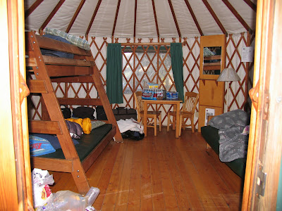 The fate of 8: Yurting at Nehalem Bay State Park