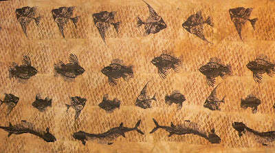 Living and Dyeing Under the Big Sky: Screen Printed Fossil Fabric