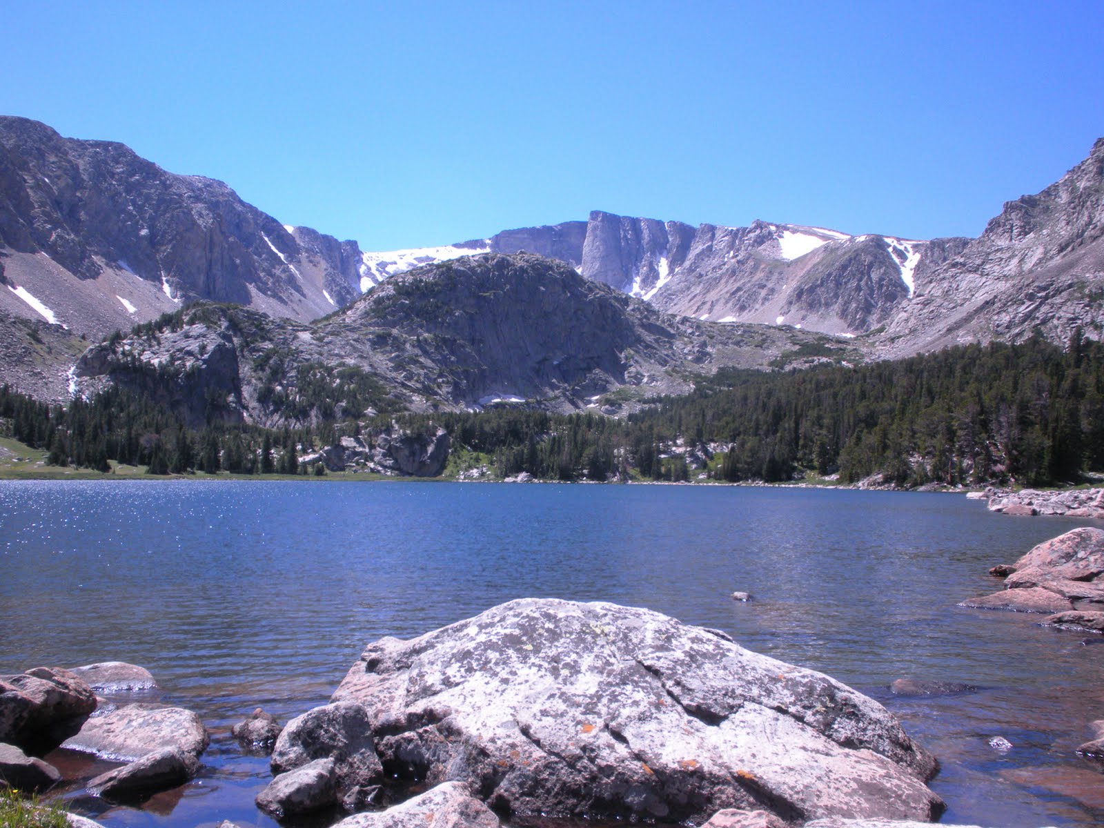 Living and Dyeing Under the Big Sky: Timberline Lake - Beartooth Mountains