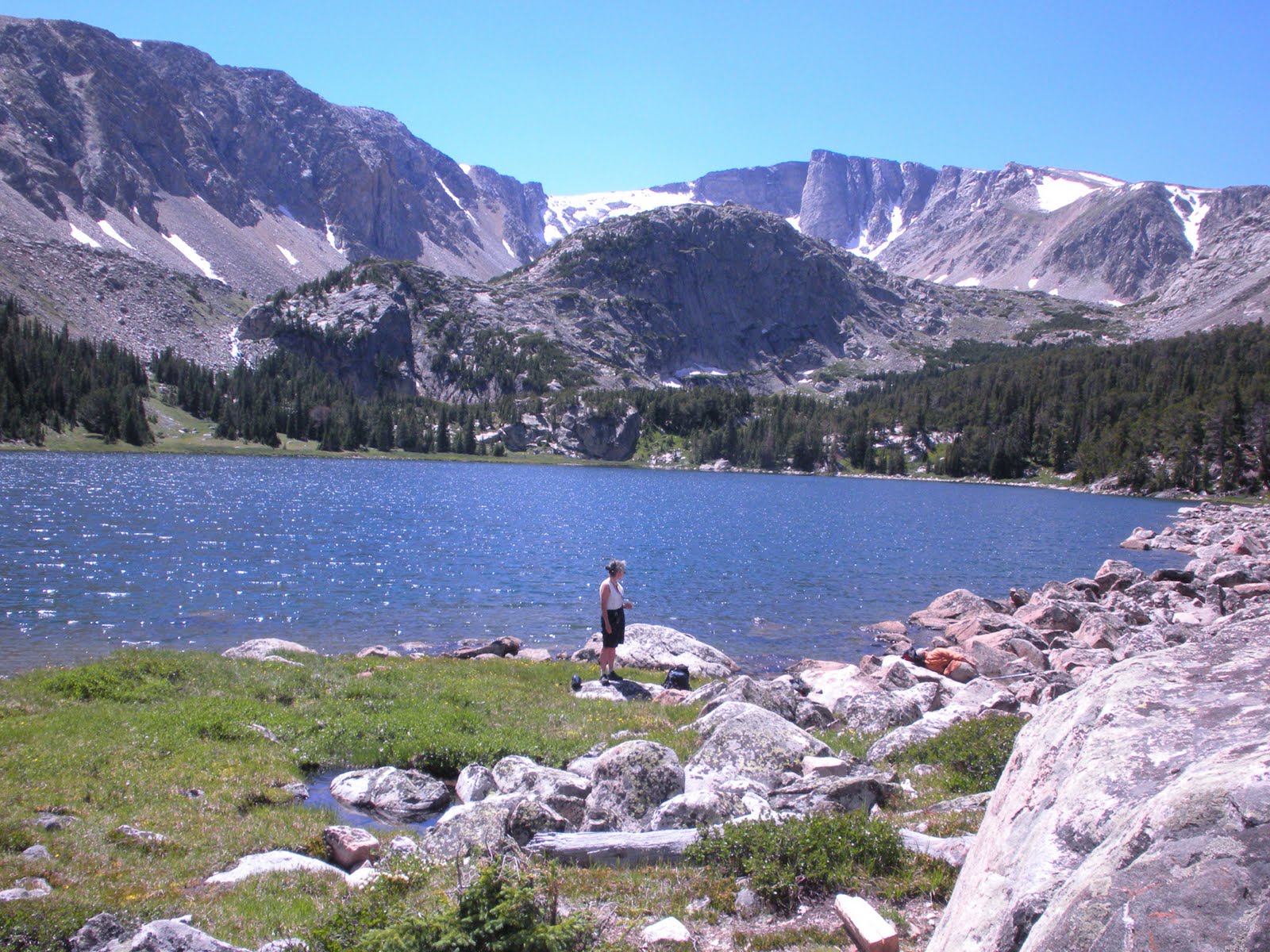 Living and Dyeing Under the Big Sky: Timberline Lake - Beartooth Mountains