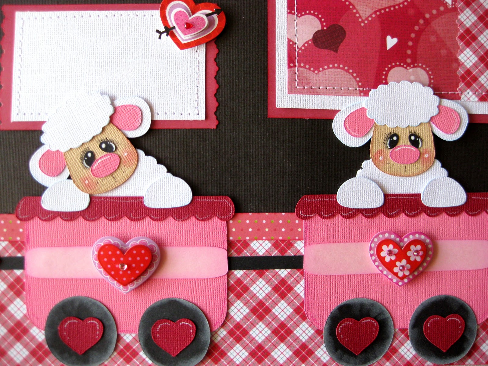 Designs by Crafty1mommy: Love Ewe Layout and Boy Rock Star Layout