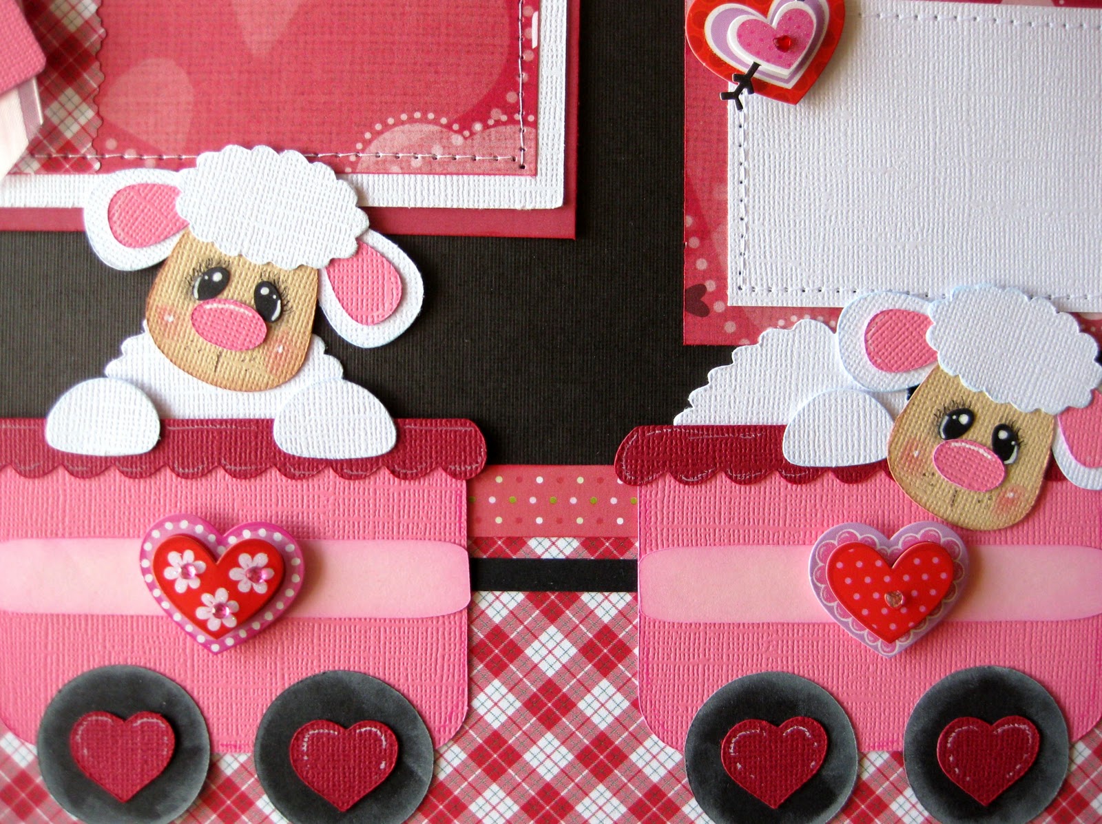 Designs by Crafty1mommy: Love Ewe Layout and Boy Rock Star Layout