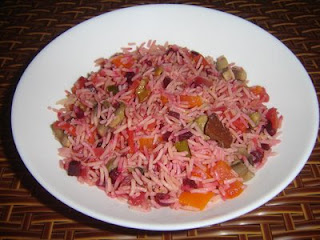 the footloose chef: Mixed veggie fried rice with an overload of mushrooms