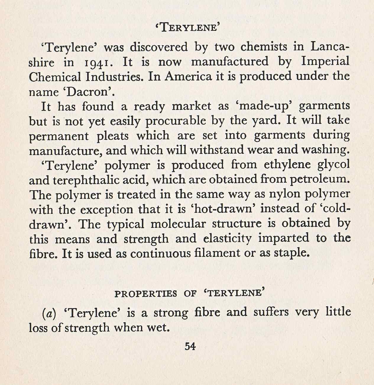 Vintage Fabric Addict: Everything you ever wanted to know about Terylene