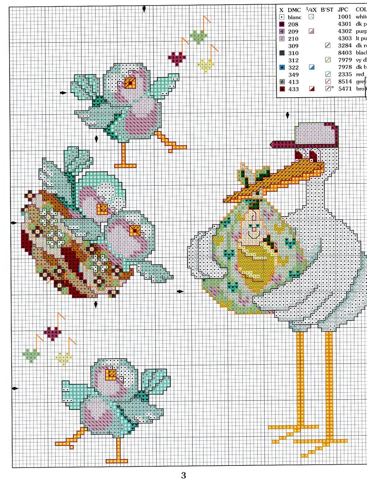 Grafico punto cruz bebé - Imagui