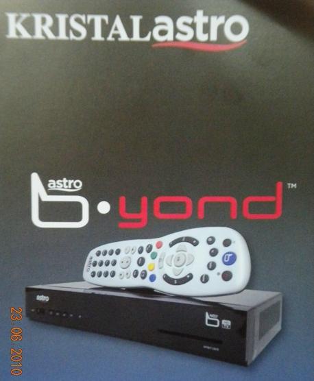 SINDIR-SINDIR SAYANG: KRISTAL ASTRO INTRODUCED B.YOND HD SATELLIE TV