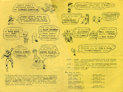 cranched for now: Vanderbilt Cartoon And Comics Symposium 1972