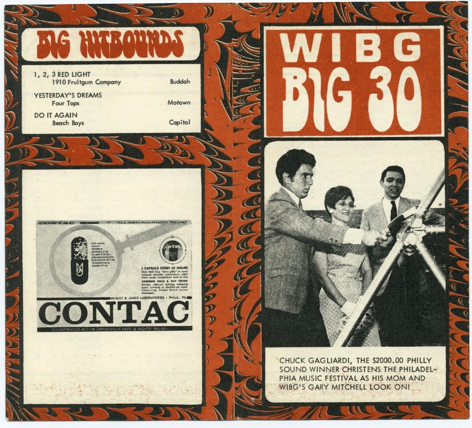 Nick's Radio Corner: WIBG Philadelphia Survey July 03 1968