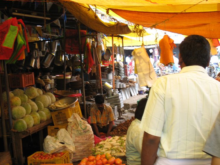 Vegetable Market, Thiruvoodal Street - ARUNACHALA GRACE