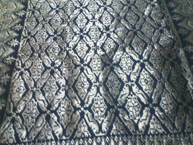 Songket Terengganu Asli: Kain Songket Terengganu ( corak penuh 01)