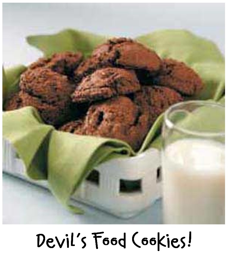 Prepared NOT Scared!: Mix Recipe #14: Devil's Food Cookies!