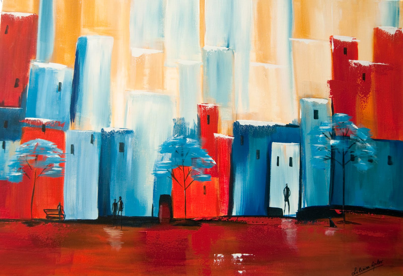 El Atelier de Lia: Abstracto Ciudad