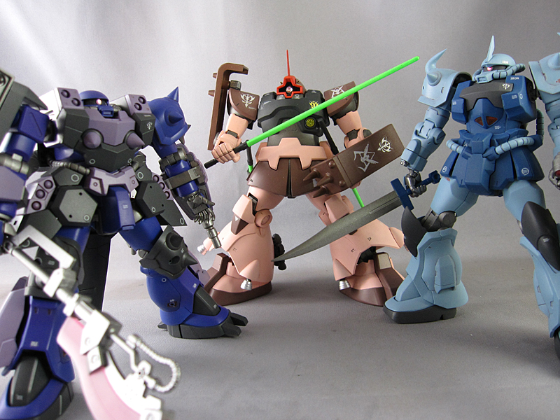 GUNDAM GUY: HG 1/144 GPB-06F Super Custom Zaku F2000 - Painted Build