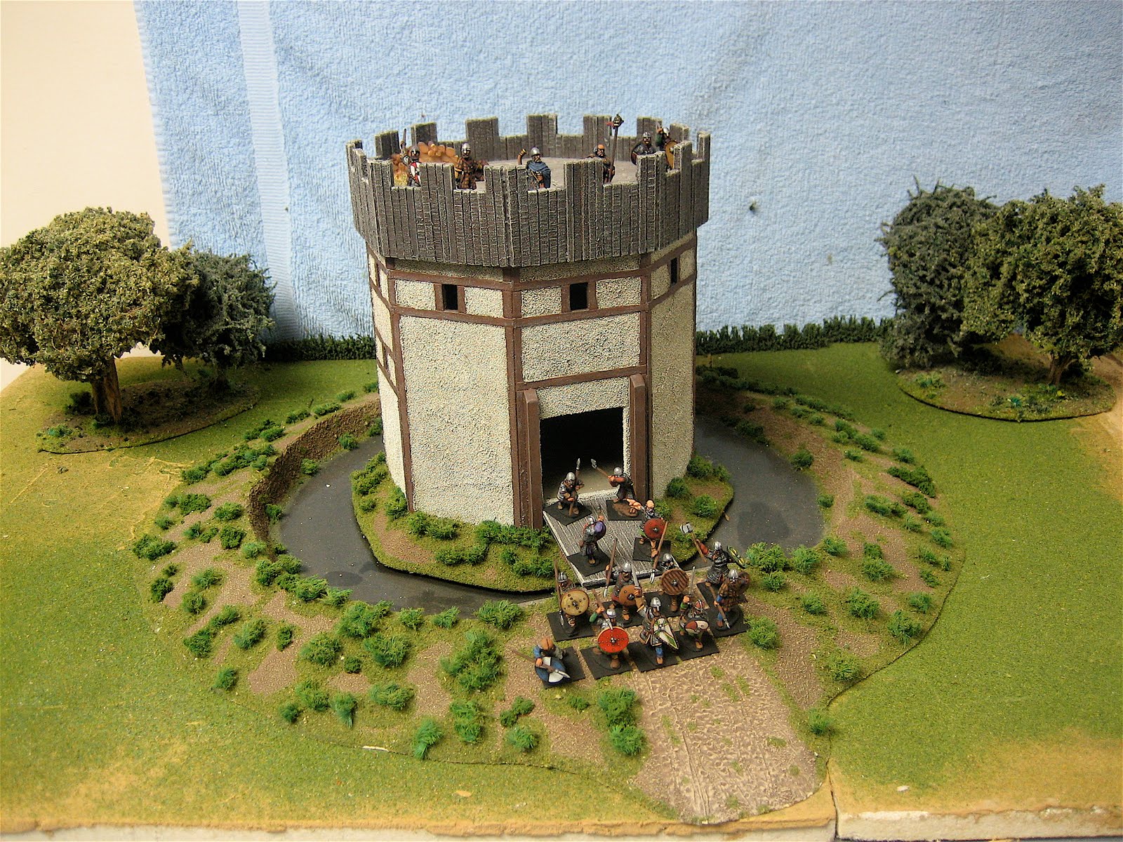 Der Alte Fritz Journal: Dark Ages Wood Keep in 28mm