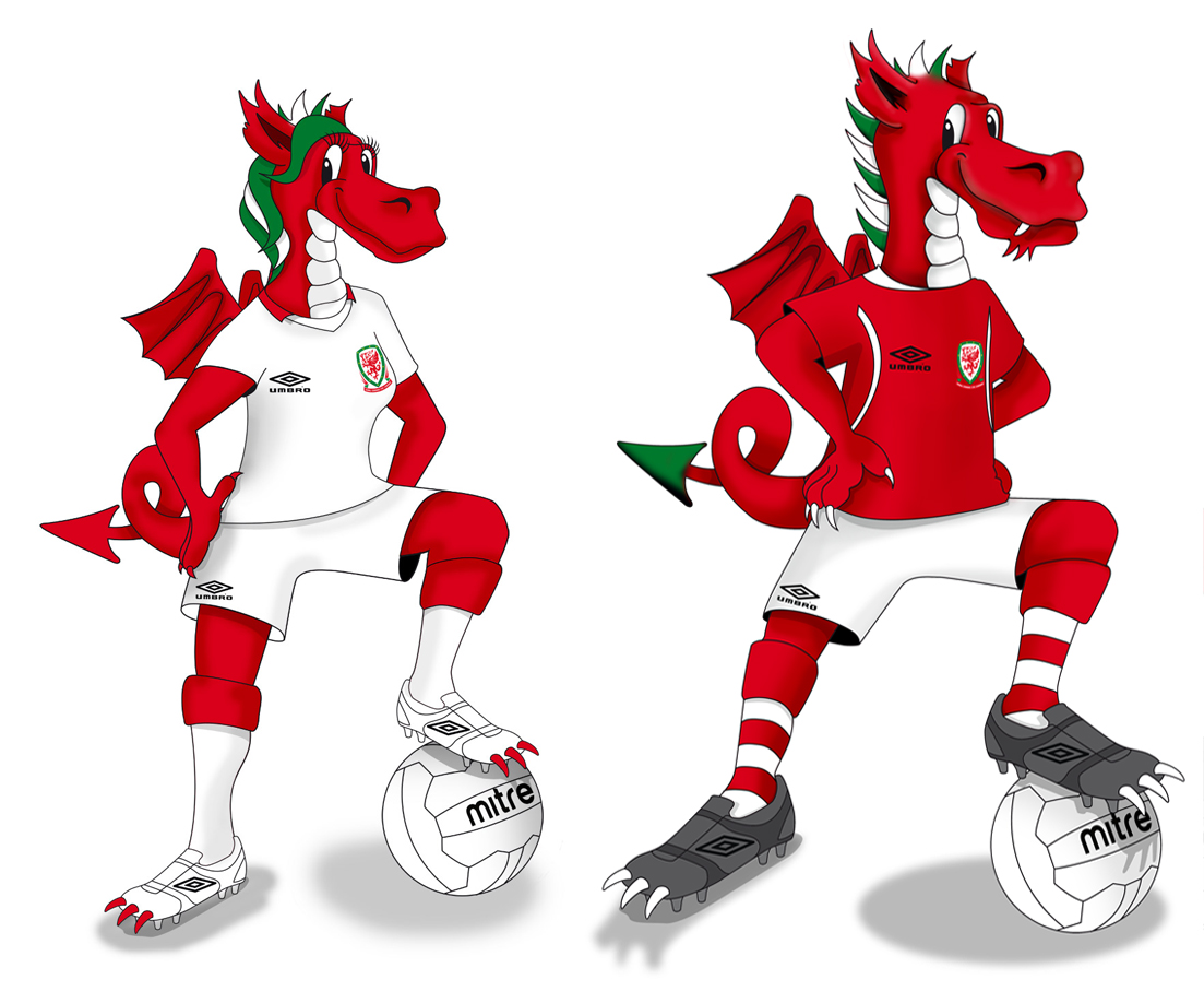 Welsh Rugby Mascot at Luca Harford blog