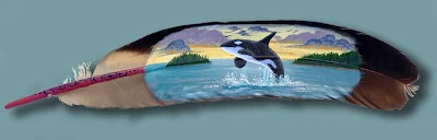 Amazing Feather Paintings, Hand Painted Feathers - I Wonder How Long It ...