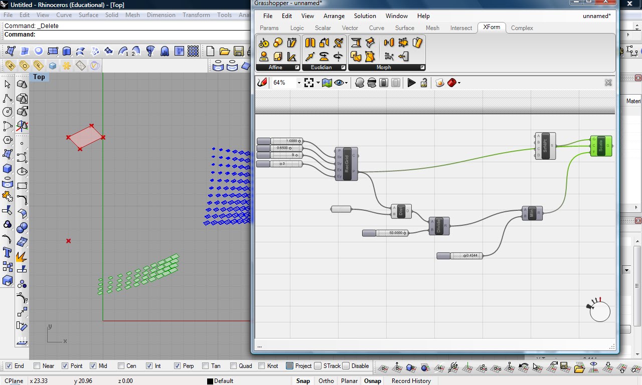 generative design computing: grasshopper: patterns and emergence