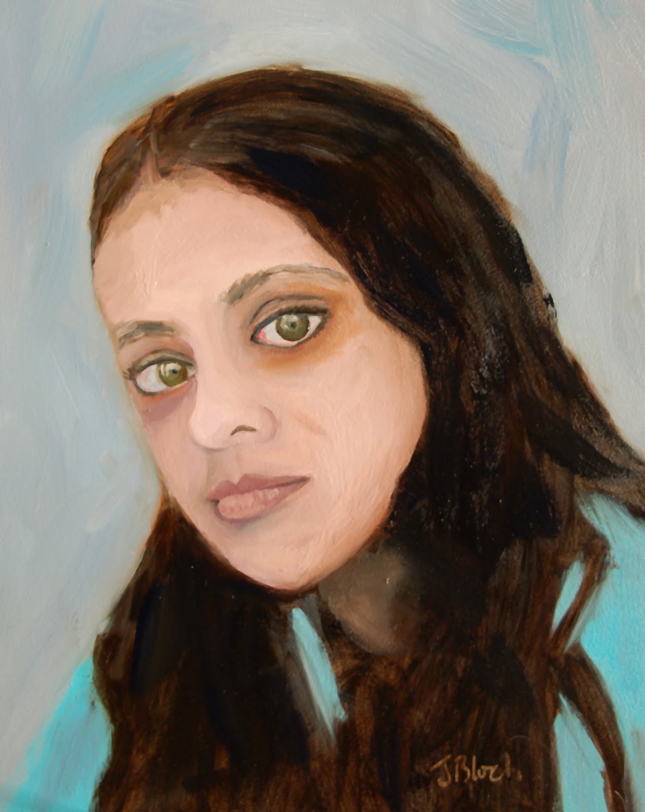 Painting Adventures: Different Strokes Portrait Challenge