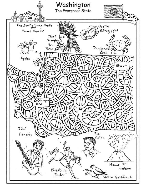 PATRIOTIC PURCHASE: WASHINGTON STATE MAZE CRAZE