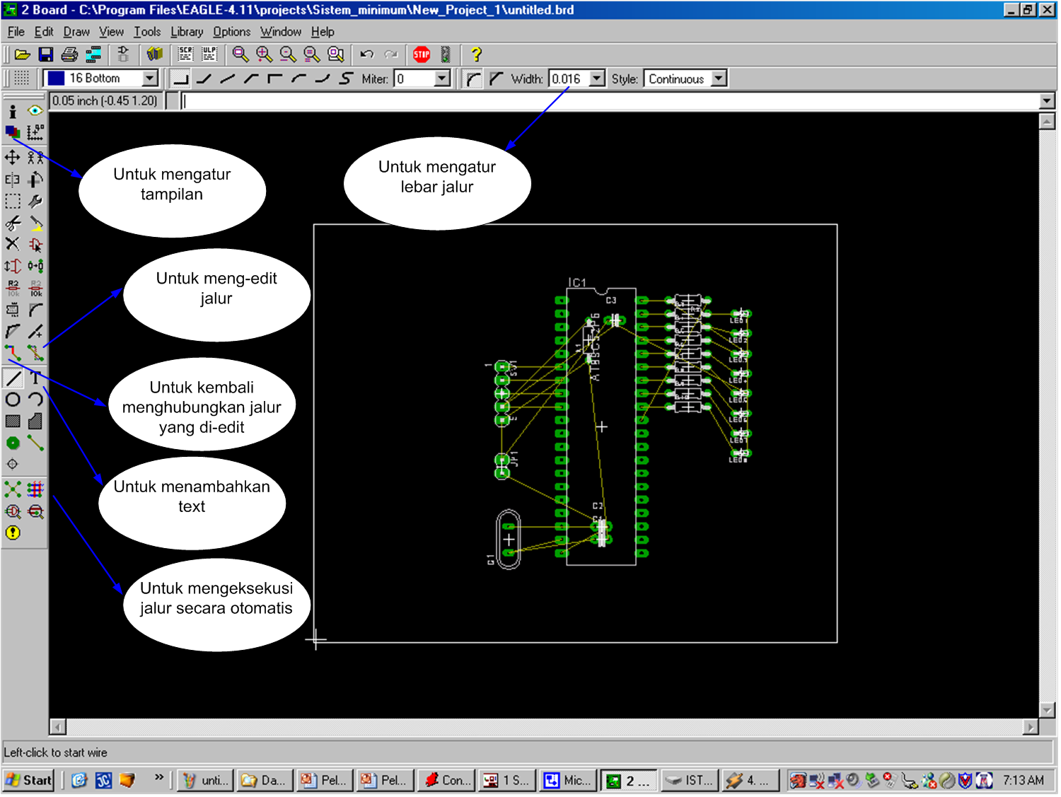Pembuatan PCB dengan Program Eagle Layout Editor 4.11 ~ Menanam Ilmu