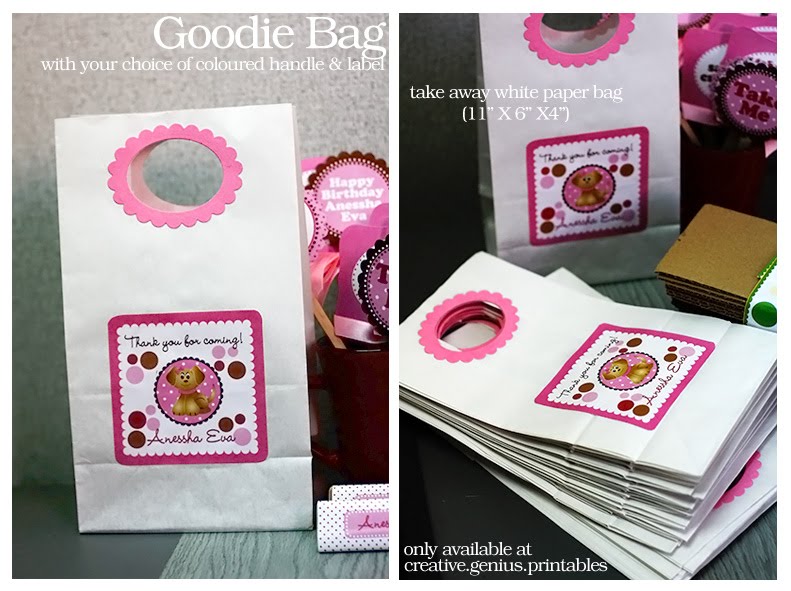 Creative Genius Printables™: New Product: Goodie Bag