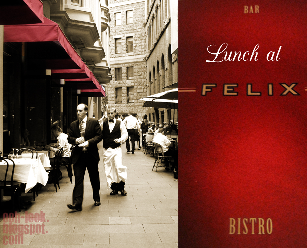 Ooh, Look...: Felix Bistro Bar, Sydney
