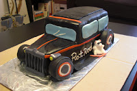 For Batter or For Worse...: Hot Rod ("Rat Rod") Cake