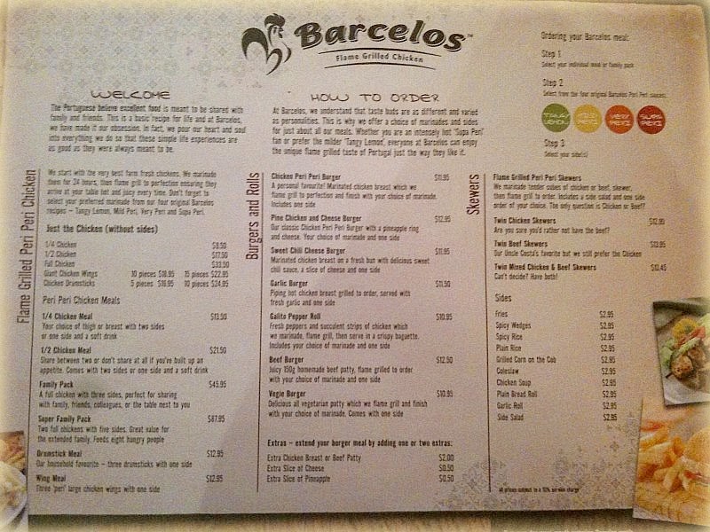 Gastronomy Hut: BARCELOS Flame Grilled Chicken