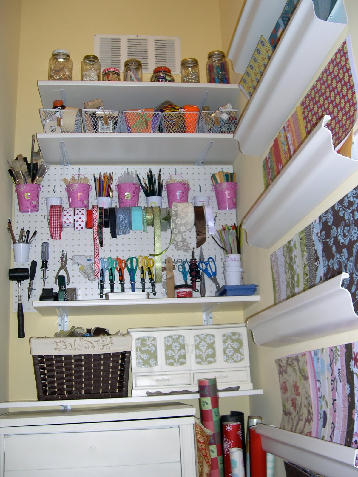 Reorganizing My Craft Closet