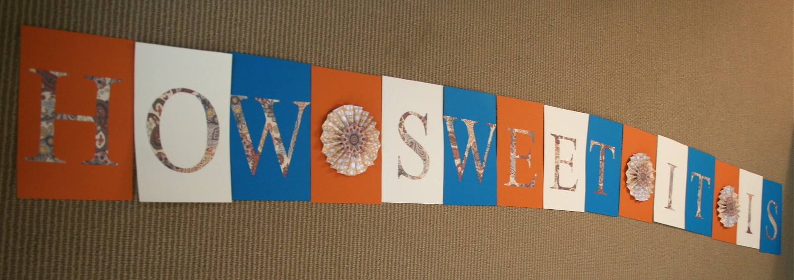 Paper Banner & Candy Table Labels