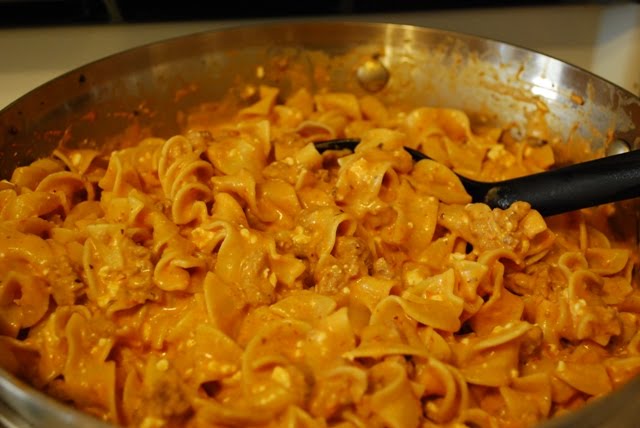 Hearty Helpings: Noodles Romanoff a la Fast