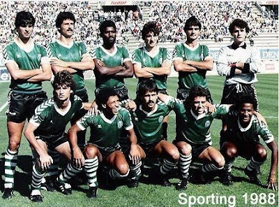 ARMAZÉM LEONINO - SPORTING: Equipa do Sporting (87-88)
