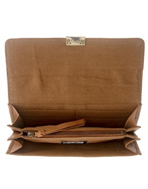 ladies' elegant: ASOS Leather Push Lock Purse