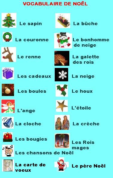 BROZOS EN FRANÇAIS: Vocabulaire de Noël en images